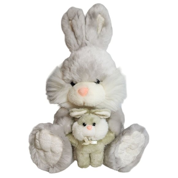 Goffa | Toys | Goffa International Bunny Rabbit Mama Baby Stuffed ...